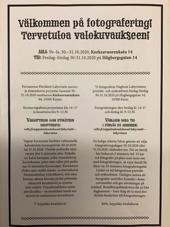 Labyrintens daghem |Labyrintin päiväkoti - Raseborg